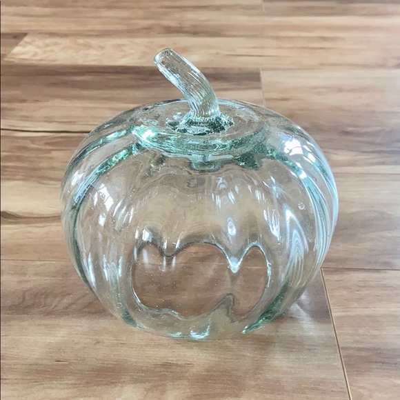 Pottery Barn | Accents | Pottery Barn Recycled Glass Small Pumpkin ...